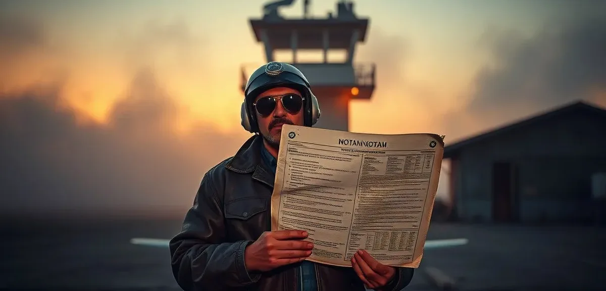 NOTAM - czym jest depesza informacyjna i jak ją odczytywać